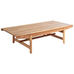 Beliani LOUNGETISCH Heller Holzfarbton Giaveno