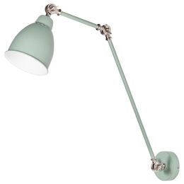 Beliani WANDLEUCHTE Gr&uuml;n Mississippi Wandlampe