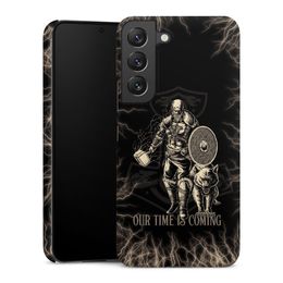 DeinDesign Galaxy S22 Handy Premium Case Smartphone Handyh&uuml;lle Schutzh&uuml;lle matt Tv Show Designs Wikinger Vikings Premium Case