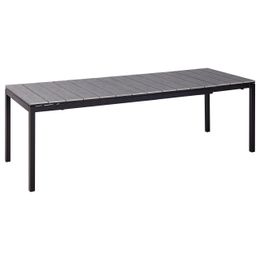 Beliani GARTENTISCH Grau Tofane