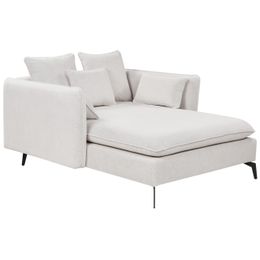 Beliani XXL-SESSEL hellbeige/schwarz Charmes