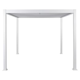 Beliani GARTEN-PERGOLA Wei&szlig; Forno II