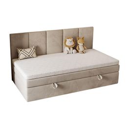 BOXSPRINGBETT ELZA MINI mit Topper 80x200 cm Royal Velvet 180