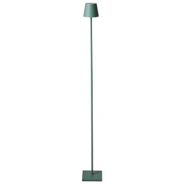 Beliani LED-STEHLAMPE Gr&uuml;n Gavarresa