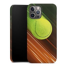 DeinDesign iPhone 12 Pro Max Handy Premium Case Smartphone Handyh&uuml;lle Schutzh&uuml;lle matt Hobby Ball Tennis Premium Case