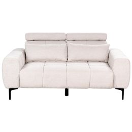 Beliani 2-SITZER-SOFA beige Vegamo