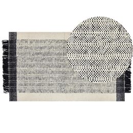 Beliani TEPPICH geflochten Ketenli 150/80 cm