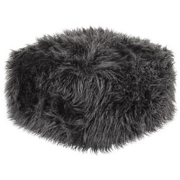 Beliani POUF Schwarz Mukki