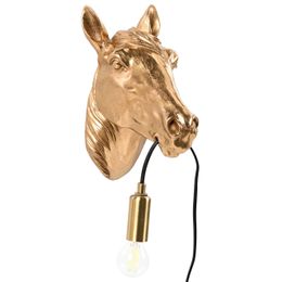 Beliani WANDLAMPE Gold Philippe