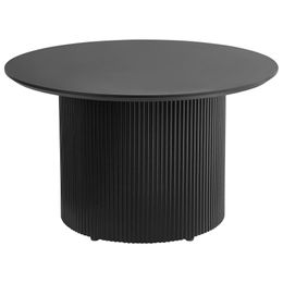Beliani COUCHTISCH Schwarz Leona