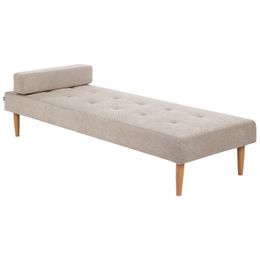 Beliani CHAISELONGUE Beige Niort