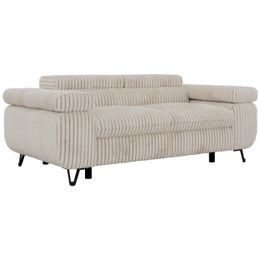 2-SITZER SOFA PETER - Beige Cord