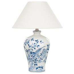 Beliani TISCHLAMPE Wei&szlig; Magros