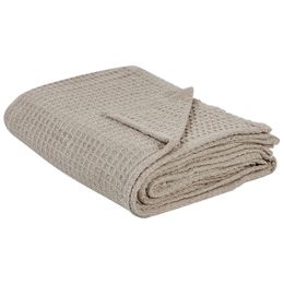 Beliani DECKE Beige 150 x 200 cm Chagyl