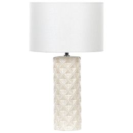 Beliani TISCHLAMPE Balonne 28/28/49 cm