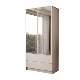 KLEIDERSCHRANK AURORA KASCHMIR 2D2S mit Schubladen