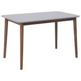 Beliani ESSTISCH 118/77/73 cm Hellgrau Rechteckig Modesto