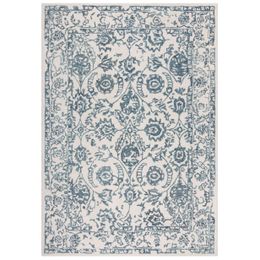 KADIMA DESIGN WOLLTEPPICH SOAR, im Vintage-Stil, T&uuml;rkis-Beige, 160 x 230 cm