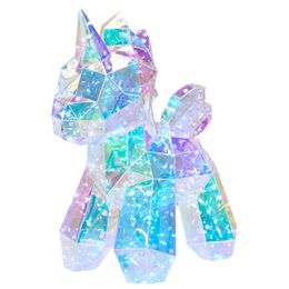 Beliani LED-DEKORATION Einhorn Bunt Fornax