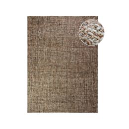 KADIMA DESIGN TEPPICH aus Wolle OTLEY in Terrakotta, einfarbig, 120 x 170 cm