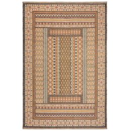 KADIMA DESIGN JUTETEPPICH CAM, orientalisch, Terrakotta, 200 x 290 cm