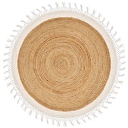 Beliani TEPPICH Marts geflochten 140/140