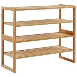 Beliani BADREGAL Heller Holzfarbton Uvalda
