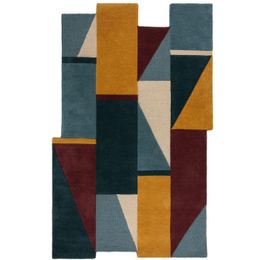 KADIMA DESIGN WOLLTEPPICH HALLEIN, abstrakt, Bunt, 200 x 290 cm