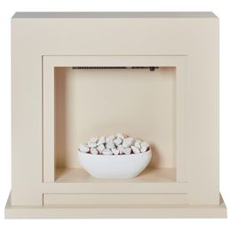 Beliani ELEKTROKAMIN Beige Sahara