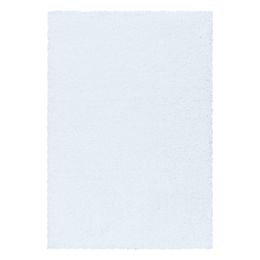 KADIMA DESIGN TEPPICH Hochflor SPREE in Wei&szlig;, einfarbig, 120 x 170 cm
