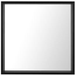 Beliani WANDSPIEGEL schwarz quadratisch 50/50 cm Brignoles