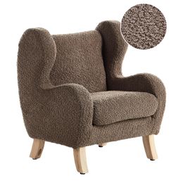 Beliani KINDERSESSEL Braun Farum