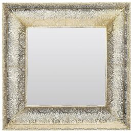 Beliani WANDSPIEGEL gold quadratisch 60/60 cm Plerin