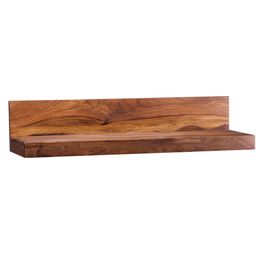 KADIMA DESIGN WANDREGAL NAKO Massivholz Flexibles Design Landhausstil, Braun 80x23x17 cm