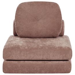 Beliani SCHLAFSOFA 81/182 cm Braun Olden
