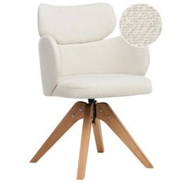 Beliani ESSZIMMERSTUHL Beige Marcy