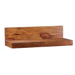 KADIMA DESIGN WANDREGAL NAKO Massivholz Flexibles Design Landhausstil, Braun 60x23x17 cm