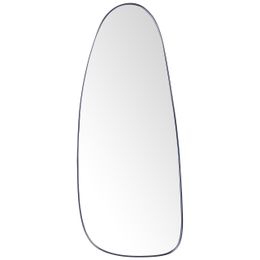 Beliani WANDSPIEGEL Metall schwarz oval 39/95 cm Cergy