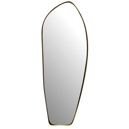 KADIMA DESIGN WANDSPIEGEL Asymmetrisch Metall Gold 33x90 cm Modern