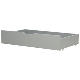 Beliani BETTSCHUBLADE 2er set Grau Rumilly