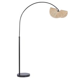 Beliani STEHLAMPE Naturfarben Herron