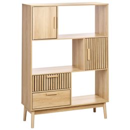 Beliani REGAL 140 cm Hellbraun Lynwood