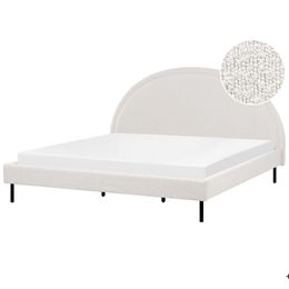 Beliani POLSTERBETT 180/200cm Wei&szlig; Margut