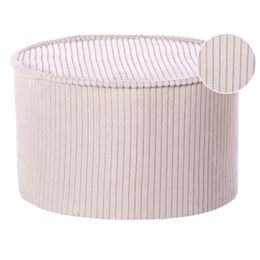 Beliani POUF Hellbeige Zikria