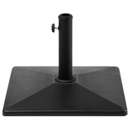 Beliani SONNENSCHIRMST&Auml;NDER schwarz 50/50 cm Cervo