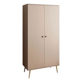 KLEIDERSCHRANK Zweit&uuml;riger HARMONY Macchiato