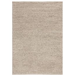 KADIMA DESIGN TEPPICH aus Wolle handgewebt MEDWAY in Beige, einfarbig, 80 x 150 cm