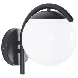 Beliani AUSSENWANDLEUCHTE Schwarz Kulsi Wandlampe