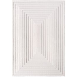 KADIMA DESIGN TEPPICH Outdoor ORTLER in Creme, mit 3D-Design, Florh&ouml;he 4 mm, 240 x 340 cm