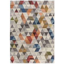 KADIMA DESIGN WOLLTEPPICH ESK, geometrisch, Bunt, 160 x 230 cm